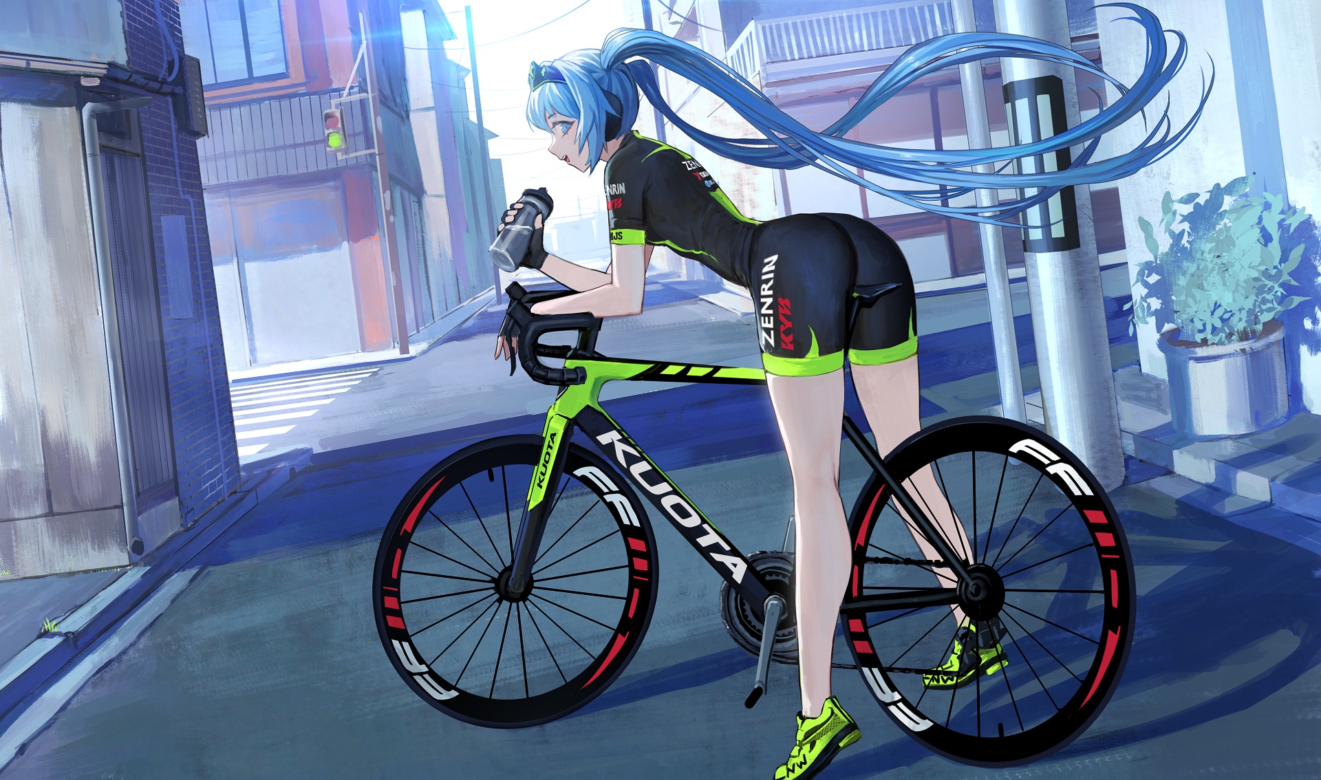 Vertigris Goodsmile Racing Vocaloid Hatsune Miku Racing Miku Ass Bike